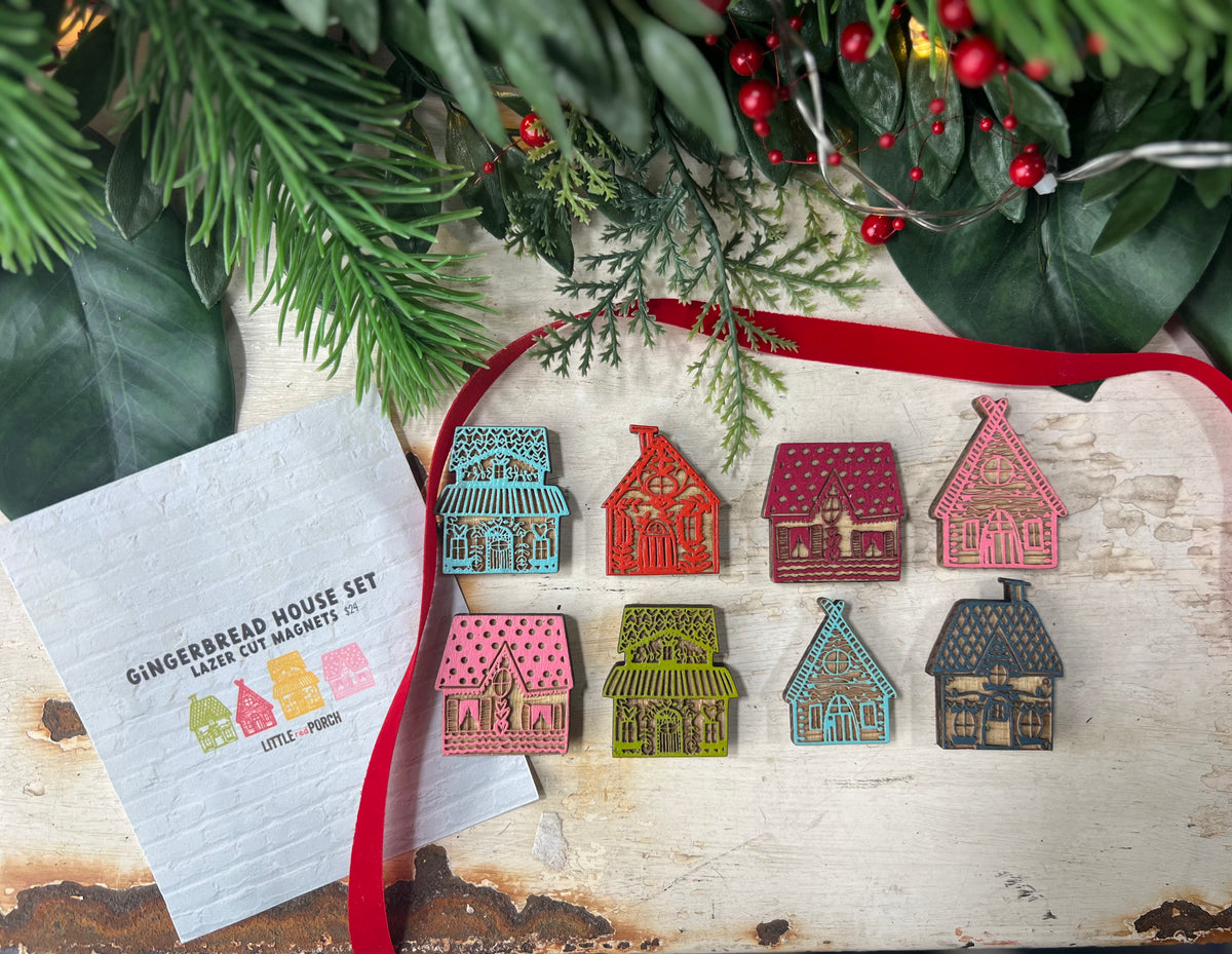 Magnets and jacket pins – Little Red Porch Signs