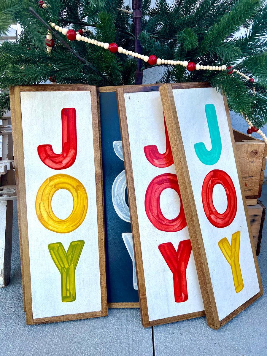 JOY – Little Red Porch Signs