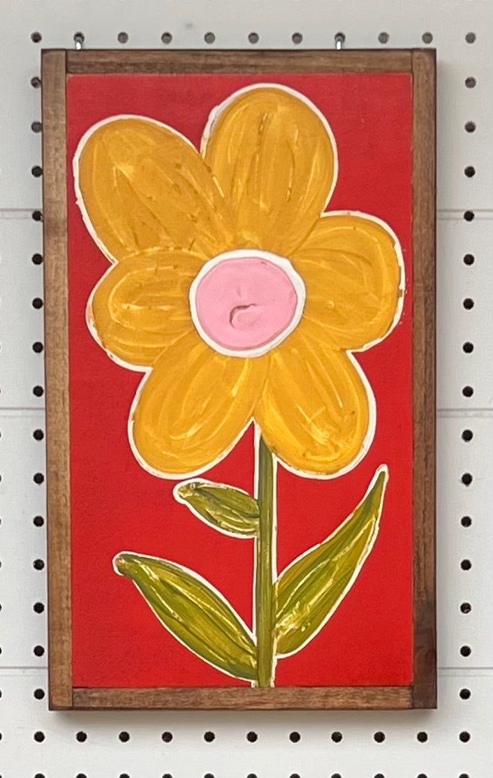 9x15 NEW SIZE Hand-Painted Flower Sign – Little Red Porch Signs